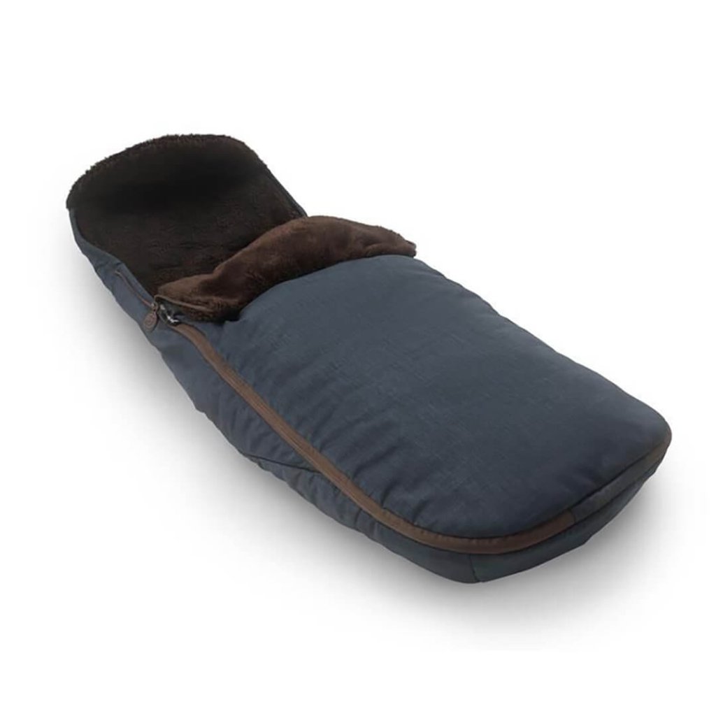 LECLERC Influencer Air Footmuff Teddy - Denim Blue (DAMAGED BOX) – Bambinista