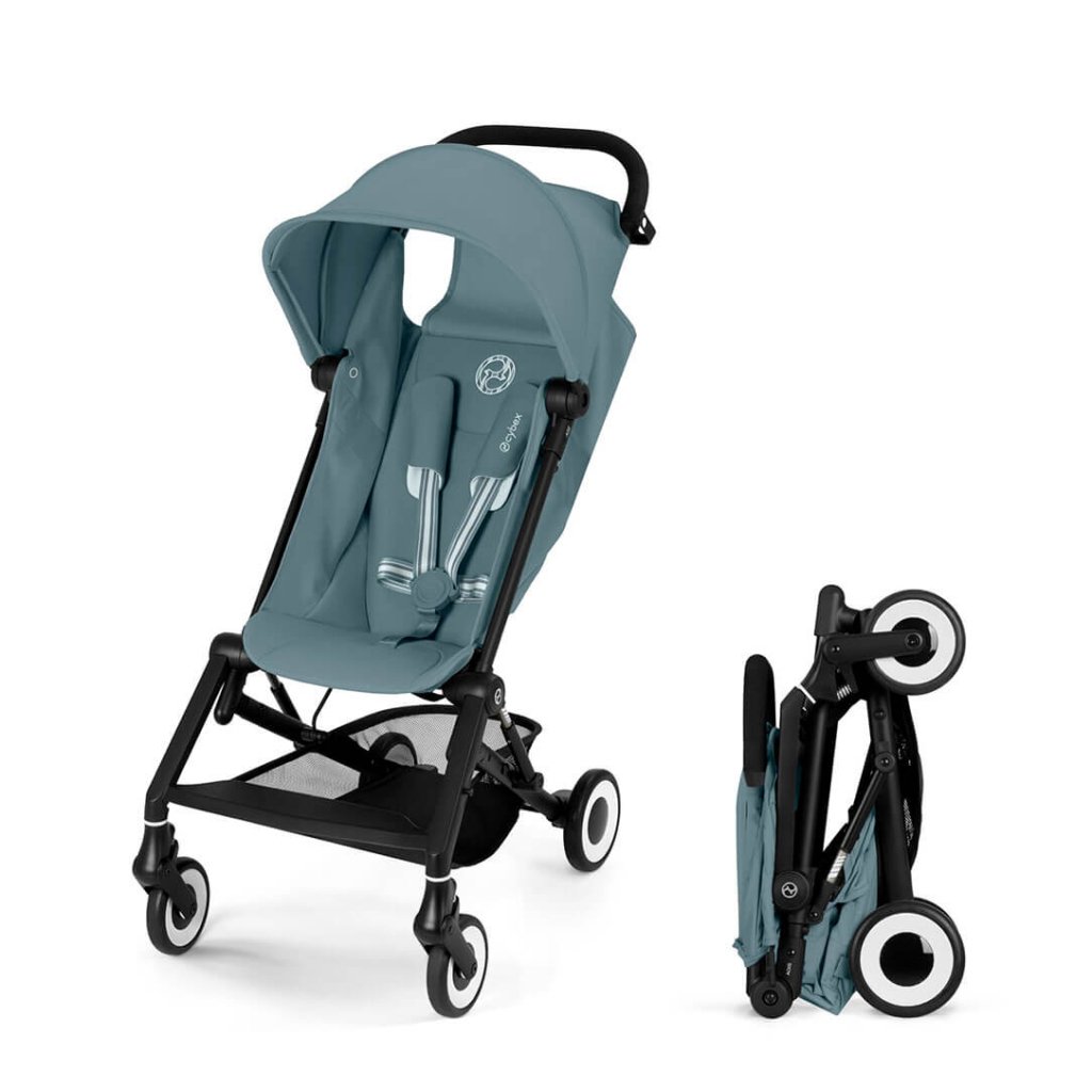CYBEX AGIS Pushchair with Black Frame - Stormy Blue – Bambinista