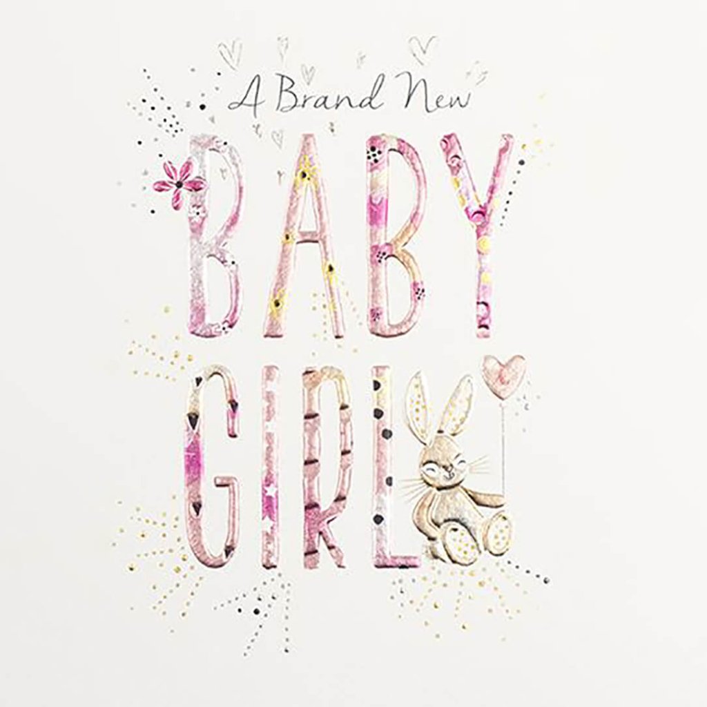 PAPERLINK Baby Girl Birth Congrats Card – Bambinista