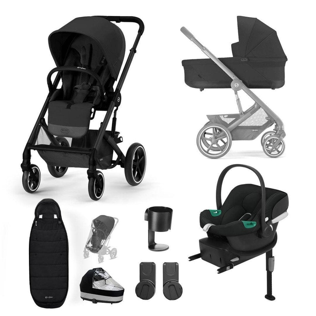CYBEX BALIOS S Travel System Comfort Bundle with ATON B2 and Gold Foot ...