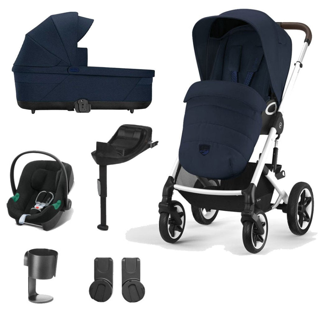 CYBEX Talos Comfort Travel System with ATON B2 - Ocean Blue – Bambinista