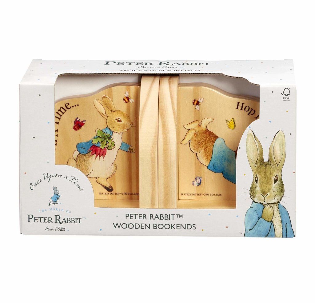 PETER RABBIT Wooden Bookends – Bambinista